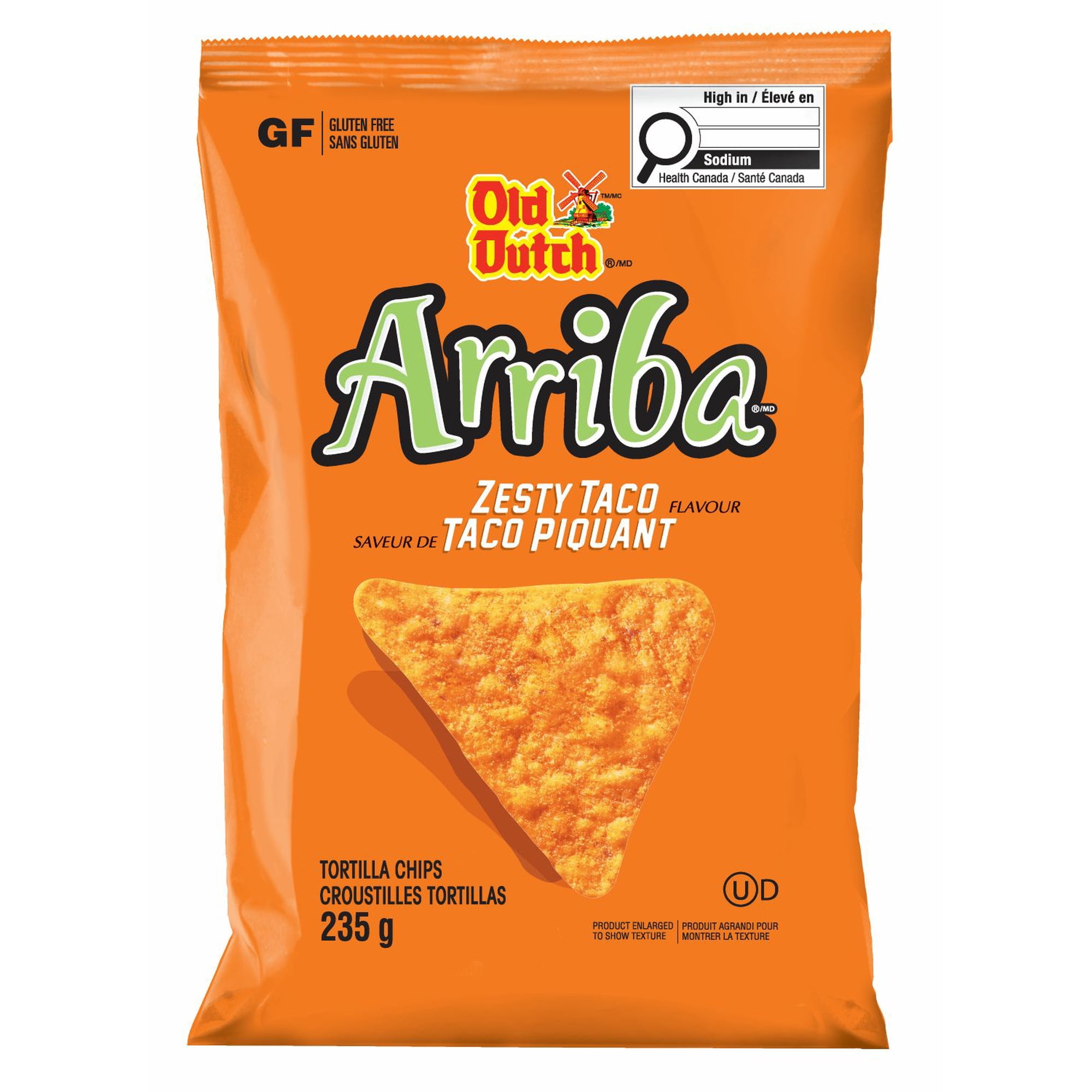 Click here for Old Dutch Arriba Zesty Taco Tortilla Chips 235g prices