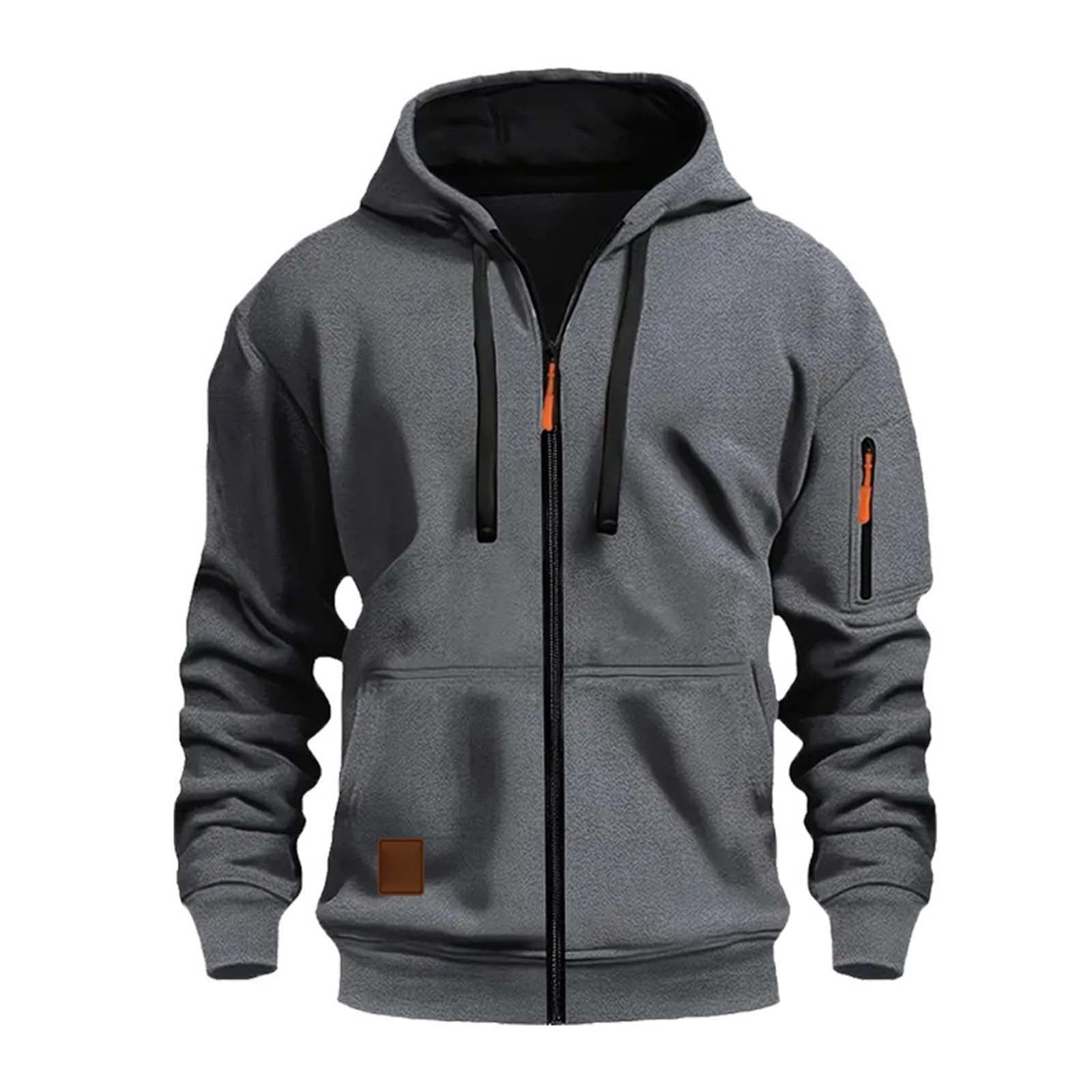 Click here for Ccpelsie Mens Hoodies Full Zip Up With Drawstring... prices