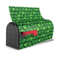 Haiem green Skull Pattern Mailbox Covers Magnetic ,Mailbox Wraps Post ...