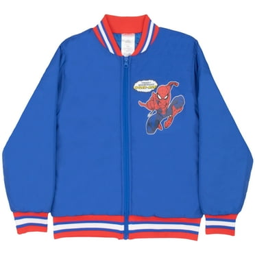 Marvel Spider-Man Character Children's Zip Up Winter Puffer Jacket for ...