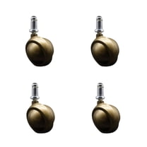 2 Inch Windsor Antique Ball Caster – 7/16 Inch Grip Ring Stem – Set of ...
