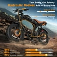 Movcan V70 Electric Bike for Adults, Peak 2500W 35mph 52V 23.4Ah ...