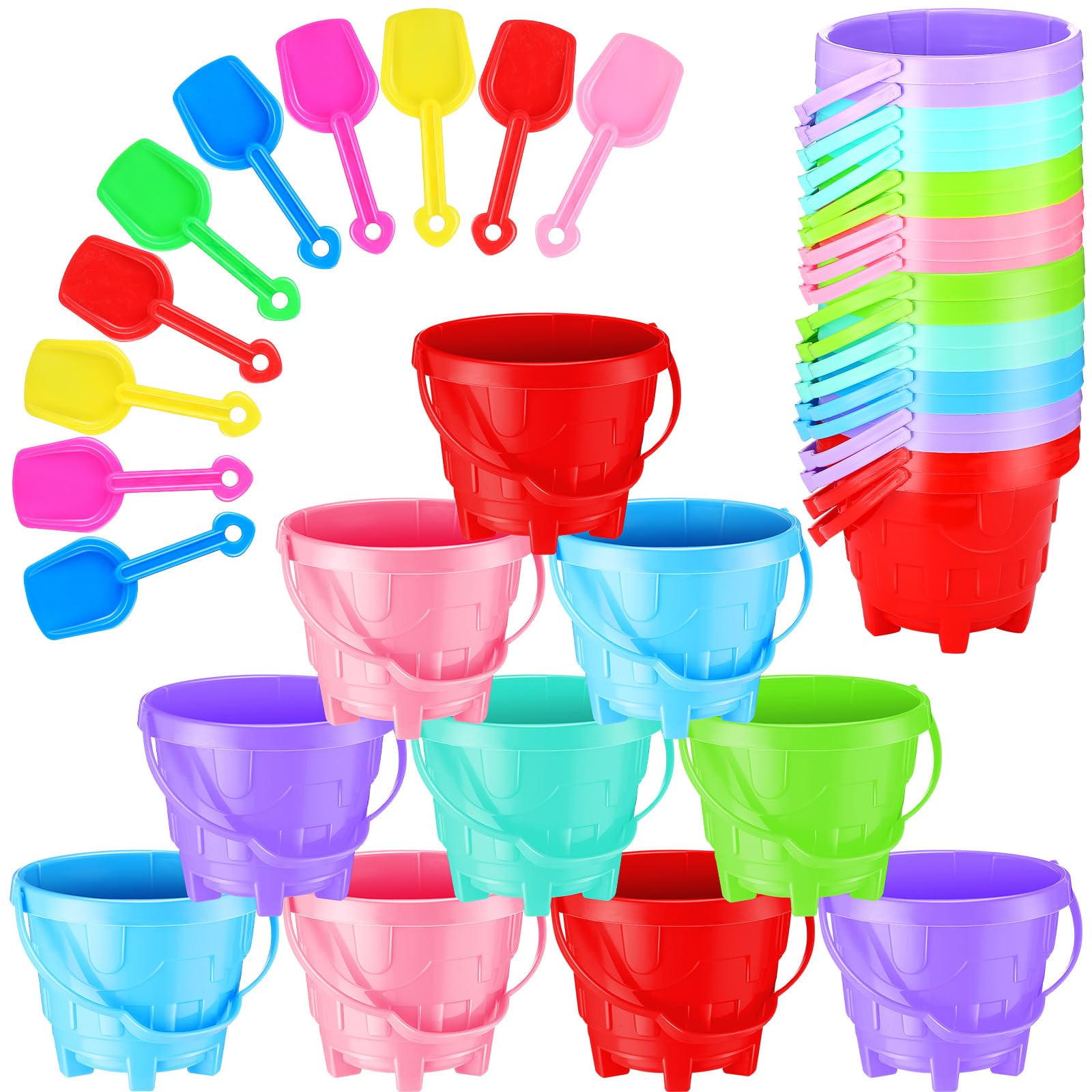 Click here for Didaey 30 Set Beach Sand Buckets And Shovels  Incl... prices