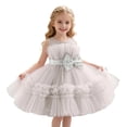 Babcutegg Light Blue Sleeveless Tulle Princess Dress With Sparkling ...