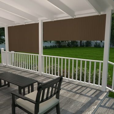 Coolaroo Simple Lift Cordless Outdoor Roller Shade Blind; 8' x 6 ...