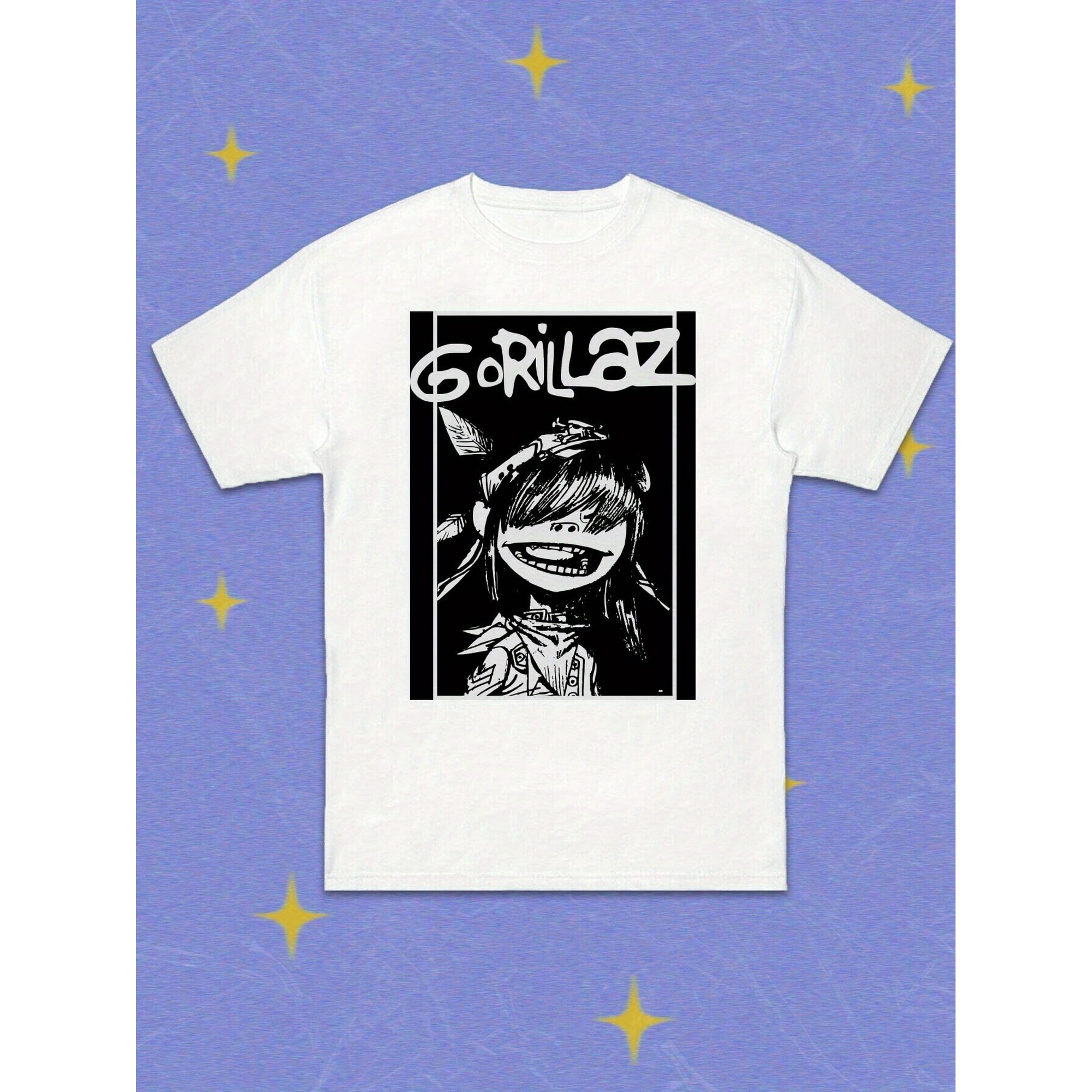 Click here for Generic Womens Gorillaz Graphic T-Shirt - Casual B... prices