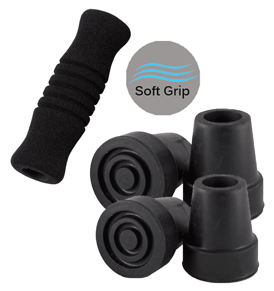 Sky Med 1/2'' Shaft Small Base Quad Cane Revitalize Replacement Kit ...