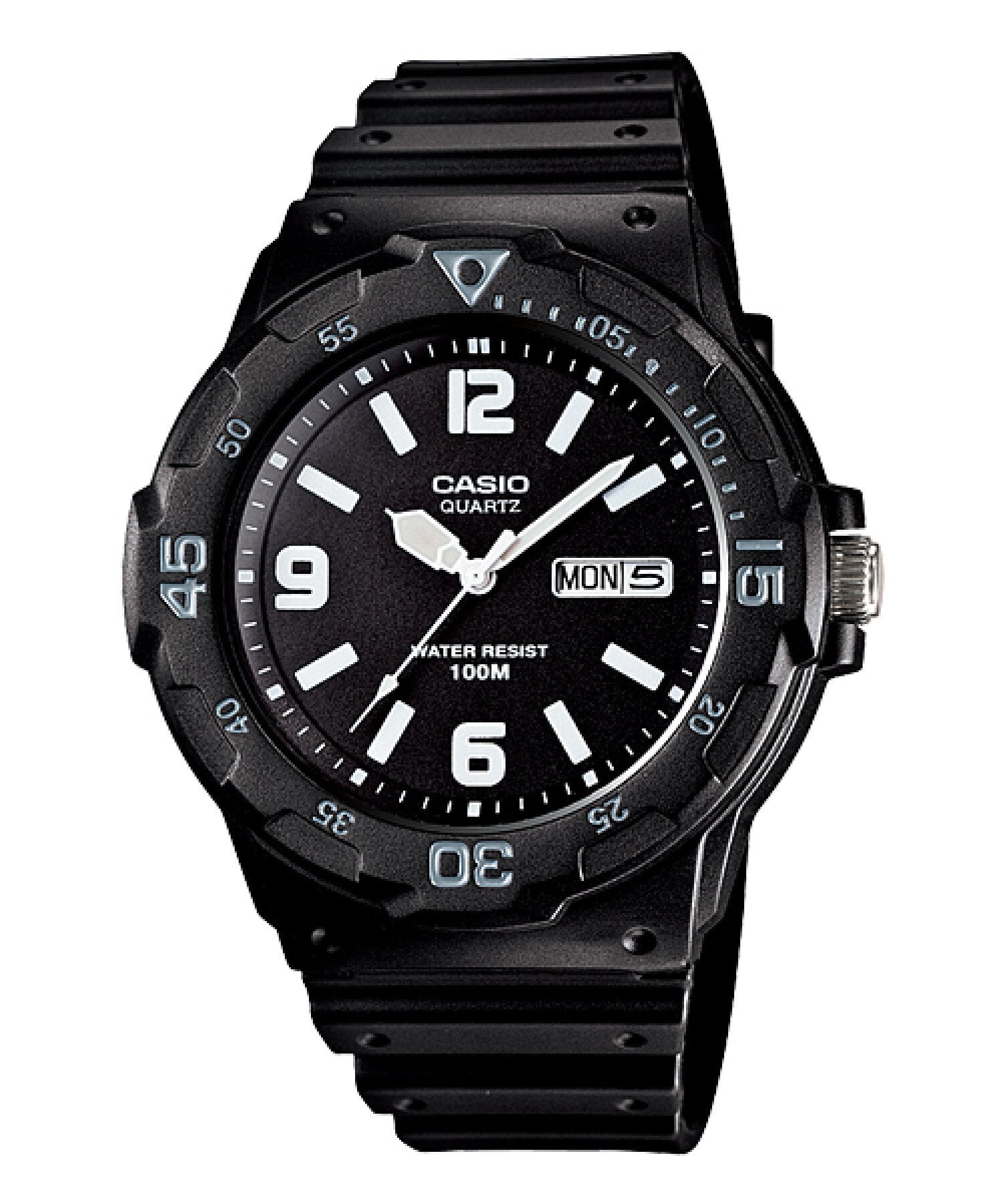 Men's Core MRW200H-1B2V Black Resin Analog Quartz Sport Watch - Walmart.com