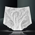 Caihaooo Womens High Waist Plus Size Lace Panties Seamless Lift Lace