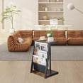 JRHRXXY Floor Standing Magazine Rack Bookshelf with 5 Layers and 3 ...