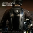 Kronox Hardshell Motorcycle Backpack for Men. Fits a Helmet & 15 ...