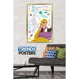 Disney Tangled - Thoughts Wall Poster, 22.375" x 34", Framed - Walmart.com