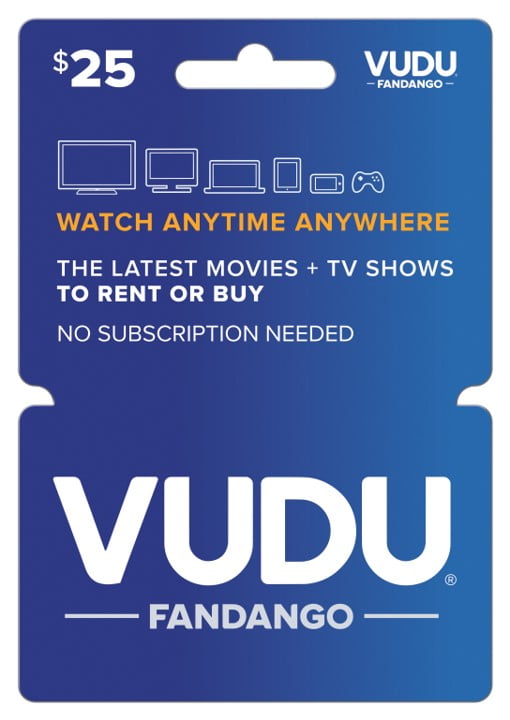 VUDU $25 Gift Card - Walmart.com