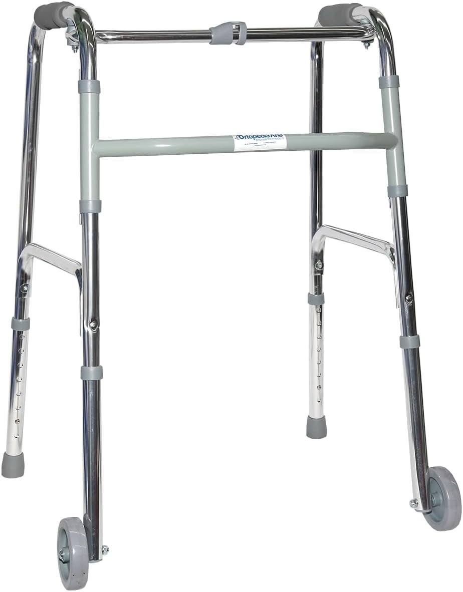 Andadera con Ruedas Magnimed Estructura de aluminio Empuñaduras de ...