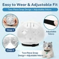 Cat Transparent Muzzle for Grooming & Vet Visits, Breathable Adjustable ...