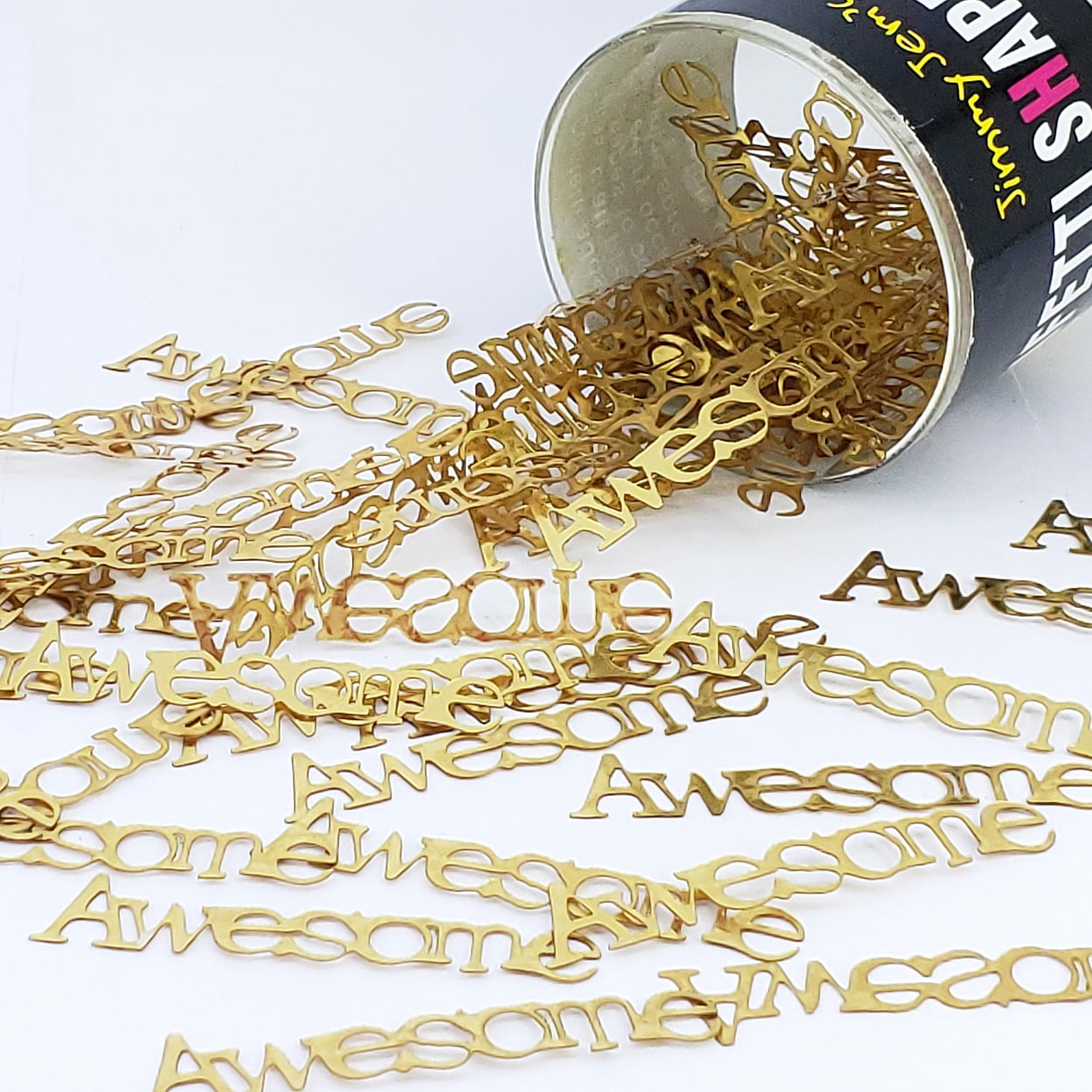 Confetti Word AWESOME Gold - Pouch (1/2 oz) - CCP7712 - Walmart.com