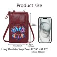 Casual Women Shoulder Bag Retro Pattern Wallet Bag Durable Portable ...