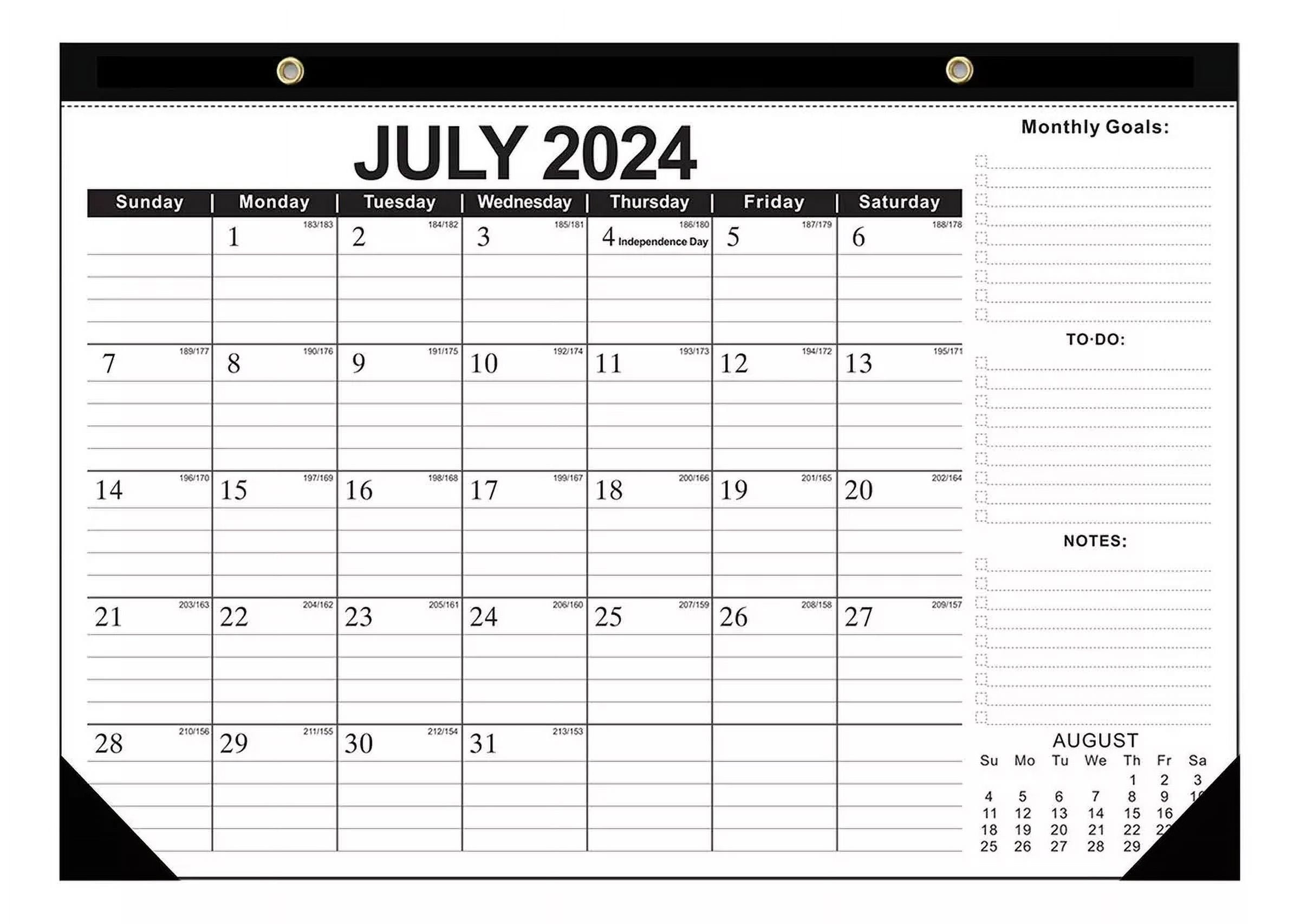 Calendario Mensual De Escritorio 2025-2026 Planificador Mens | Walmart ...