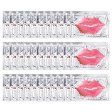 30 Pcs Gel Collagen Lip Patches Crystal Moisturizing Lip Enhancer ...