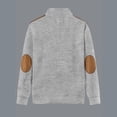 Jacquard Solid Color Pullover Sweatshirt Casual Crewneck Long Sleeve ...