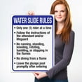 Indiana Water Slide Rules Sign, Complies With State Of Indiana Pool ...
