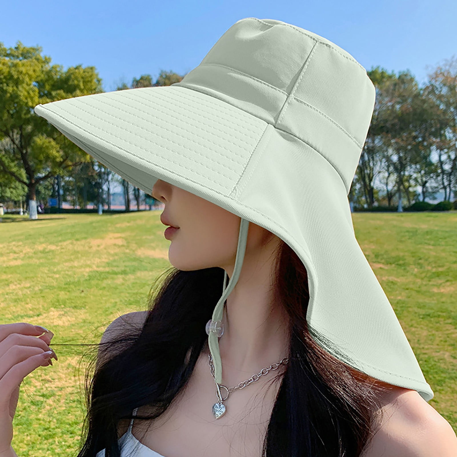 Click here for Hhspeishii Summer Bucket Hats For Women - Large Br... prices