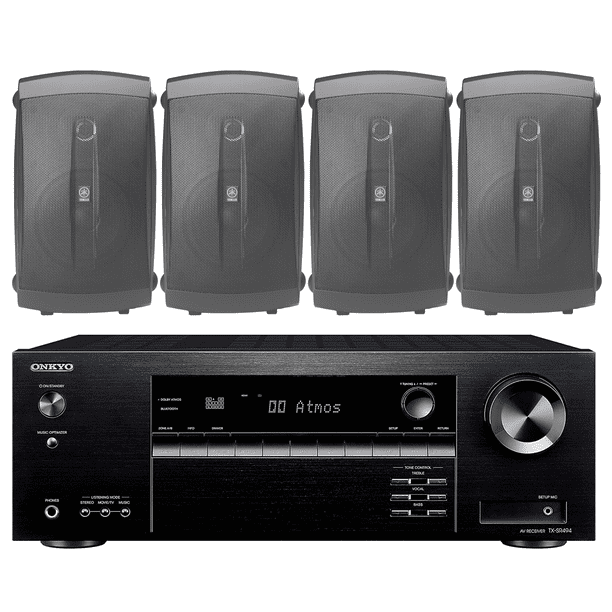 Onkyo 7.2 Channel Wireless Bluetooth 4K 3D A/V Surround Sound Receiver ...