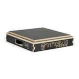 Titan Fitness Anti-Slip 4in Stackable Wooden Plyometric Box, Pro-Duty ...