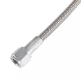60inch Length 4AN Remote Turbocharger Sensor Steel Braided Turbo Oil ...
