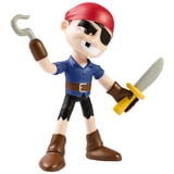 NJ Croce ACTION BENDALBES! - 4" Pirate Action Figure - Walmart.com