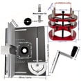 Adjustable Aluminum Router Table Insert Plate & Lift System - 0-5cm ...