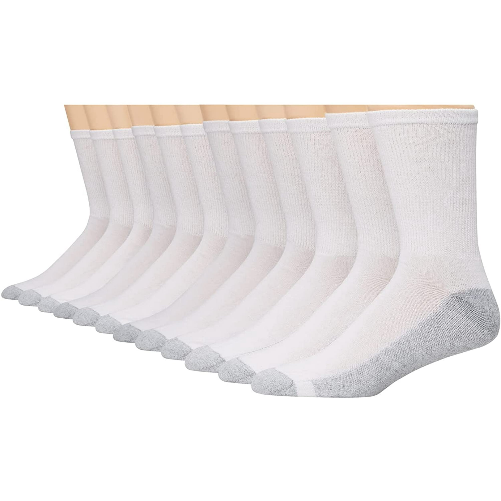 Click here for Ampm Mens Crew Socks  12-Pack (184v12) prices
