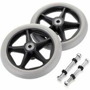Drive Medical Walker Wheels with Two Sets of Rear Glides, for Use with ...