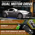 1/24 RC Drift Car 4WD, High Speed Remote Control Racing Car with Dual ...