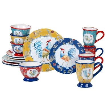 Gibson Home Fruitful Harvest Grapes 16pc Dinnerware Set - Walmart.com