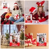 WaaHome Christmas Picture Frame - Merry Christmas Picture Frame 4x6 ...