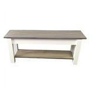 CAPE COD BENCH WITH SHELF-36 - Walmart.com
