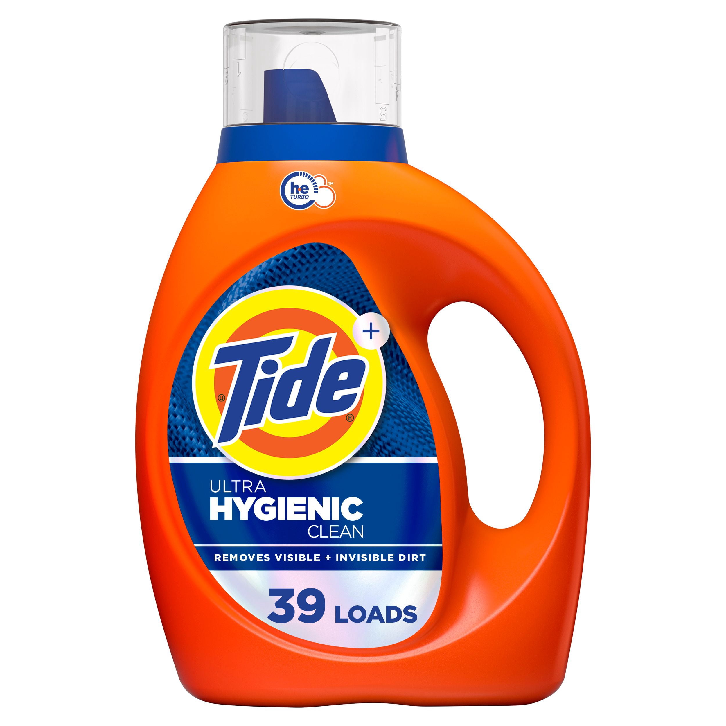 Tide Ultra Hygienic Clean Liquid Laundry Detergent, Original Scent, 1. ...