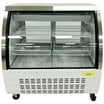 36 in. Stainless Steel Small Curved Glass Deli Case 12 Cu.Ft. Meat or ...