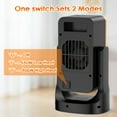 PTC Ceramic Space Heater, Quiet Fast Heating with Thermostat, 3 Fan ...