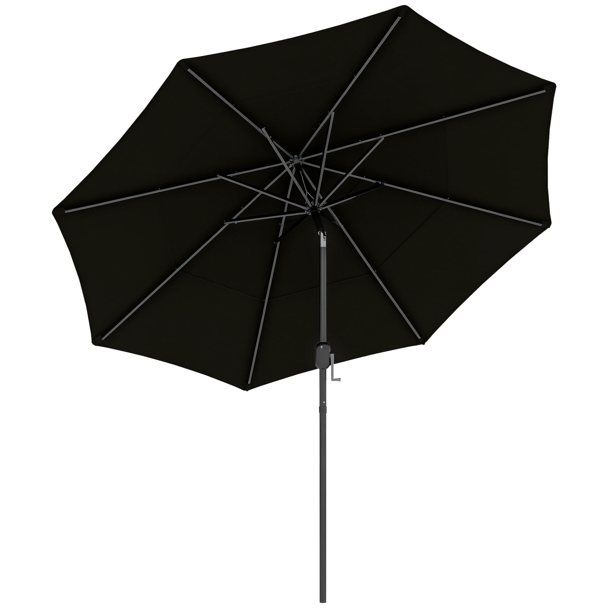 Click here for Outsunny 9ft 3 Tiers Patio Umbrella Outdoor Market... prices