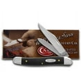Case Pocket Knife, 2 Blade, Tru-Sharp Steel, Black Handle, 00220 ...
