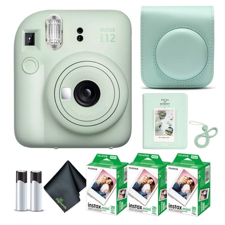 Fujifilm Instax Mini 11 Bundle: Grey Camera, Fuji Case, Album & 10 ...