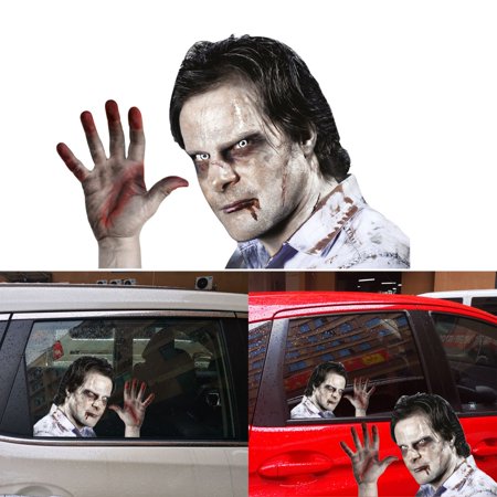 Car Decals Sticker Car Window Vinyl Decals Scary Waving 3D Windshield ...