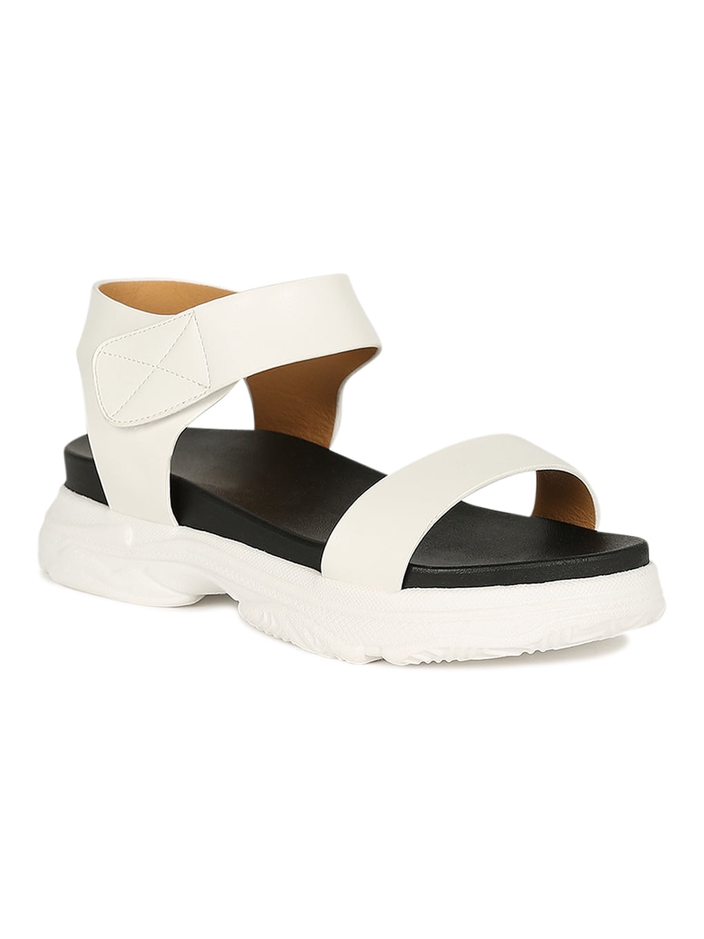 Women Open Toe Ankle Strap Sneaker Sandal 18783 - Walmart.com
