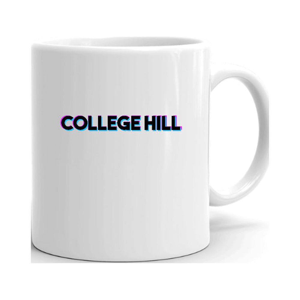 Tri Color College Hill Ceramic Dishwasher And Microwave Safe Mug ...