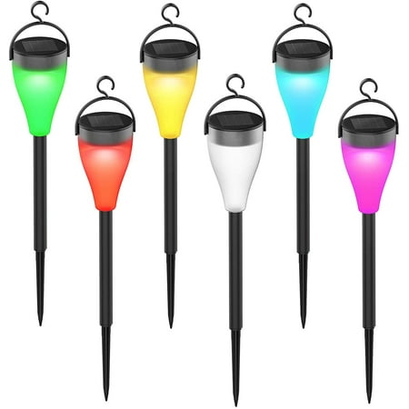 Solar Path Lights 6 Pack Solar Landscape Lights Solar Pathway Lights 7 ...