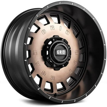 Grid Off-Road GD15 Custom Wheel for 20x9 inch Matte Black W/ Double ...