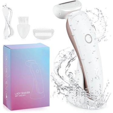 Electric Leg Shaver for Women - Cordless, Rechargeable, Painless Razor ...
