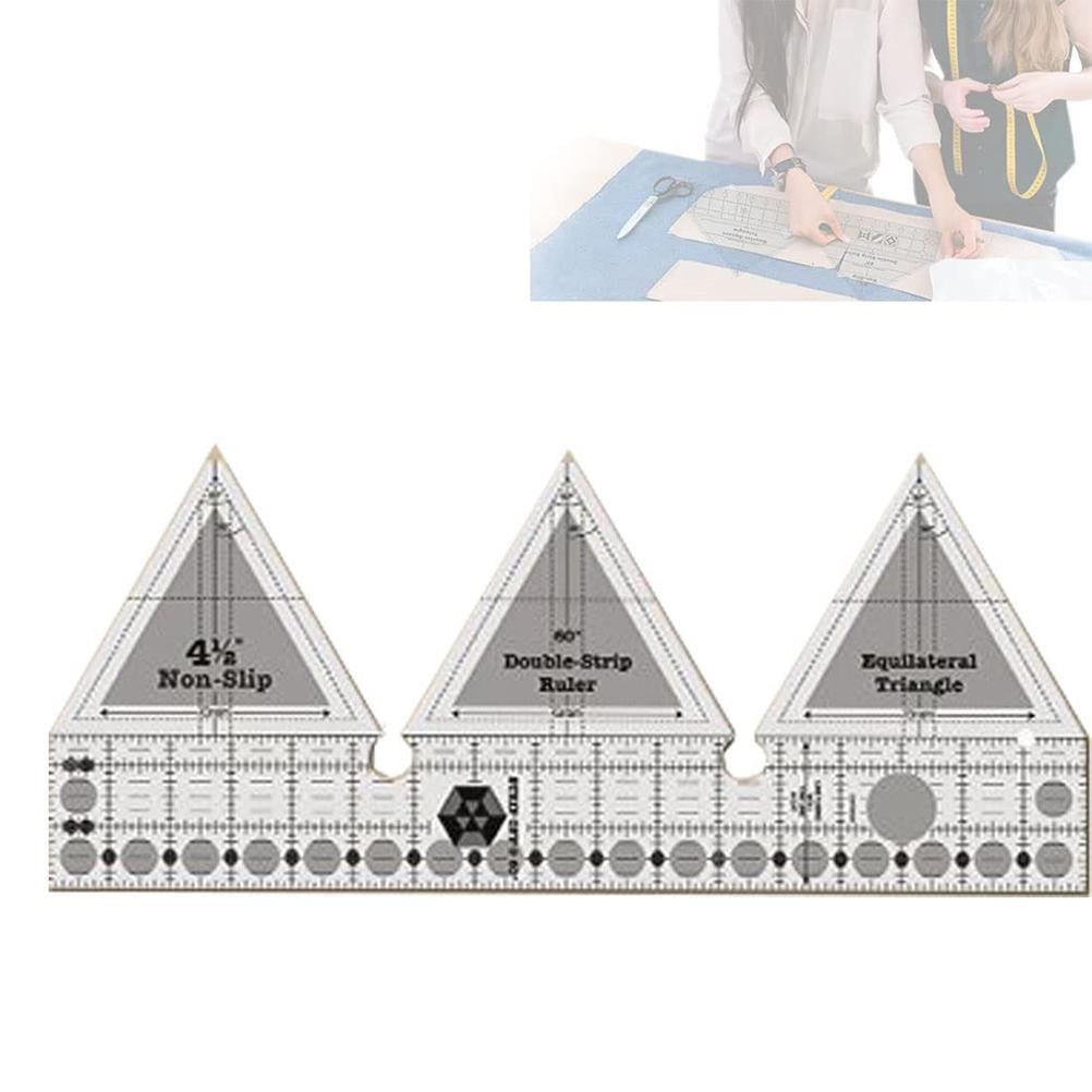 Quilting Rulers,Ruler Grids 45/60/90 Degree Quilting Templates Guide ...